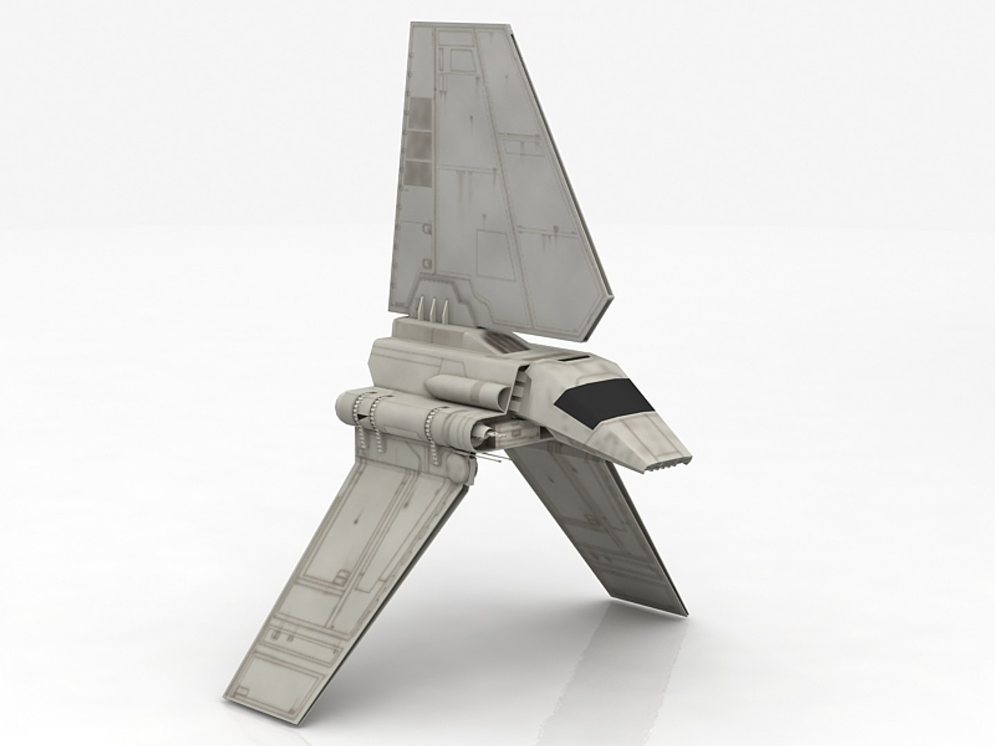 3D Imperial Shuttle - TurboSquid 1626417