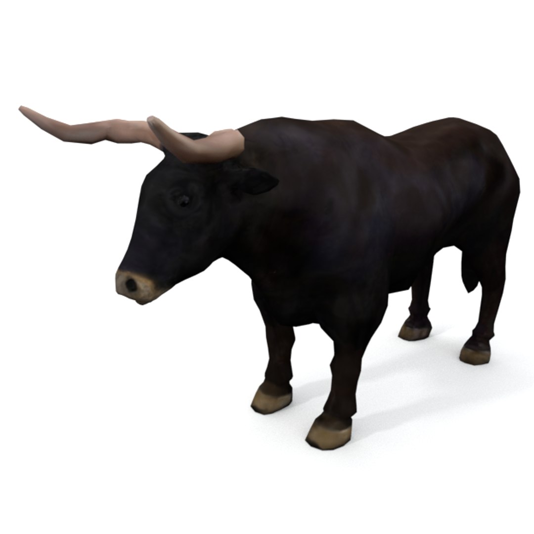 3D Bull Model - TurboSquid 1316343