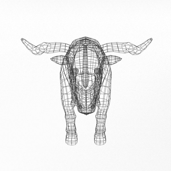 3D bull model - TurboSquid 1316343