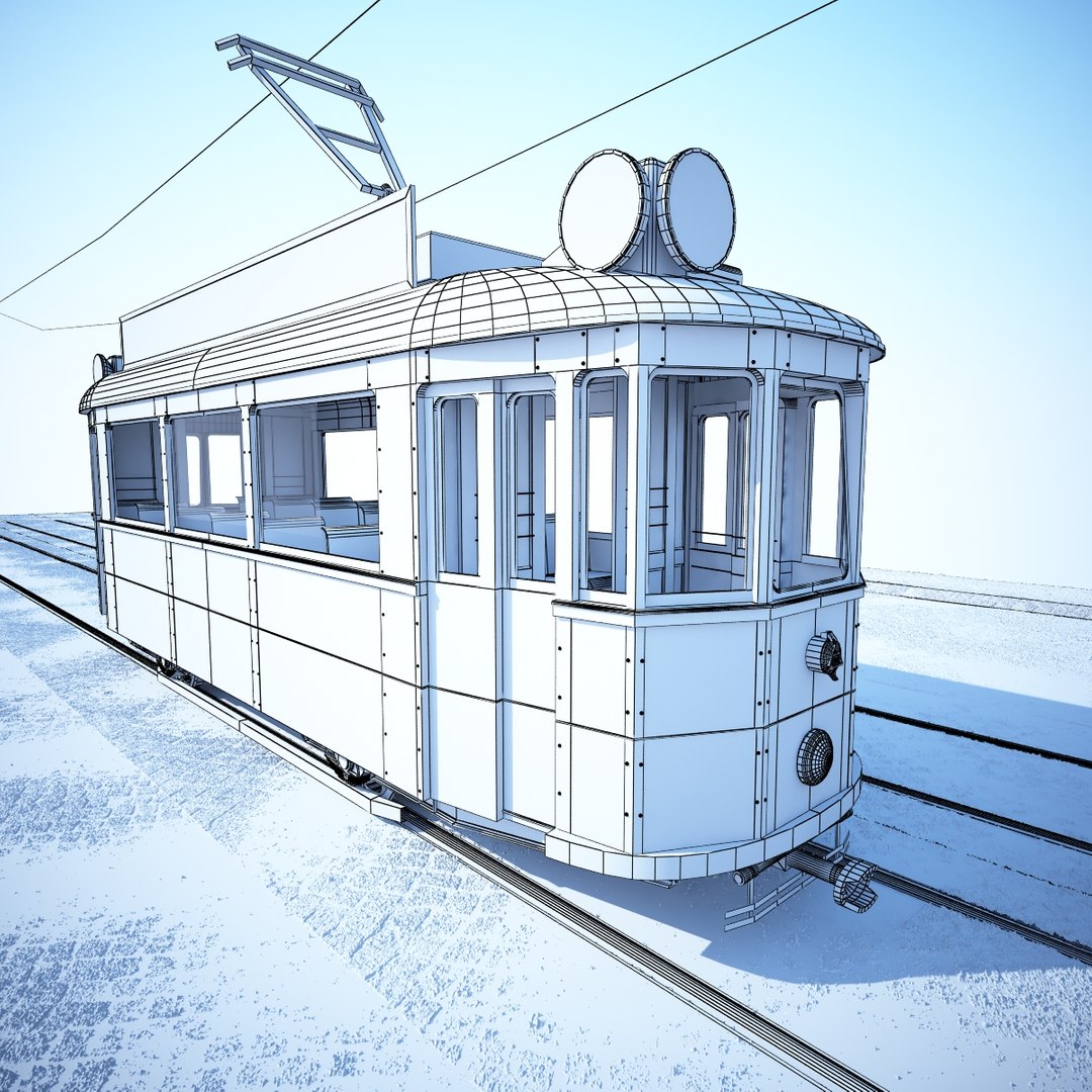 3d classic tram
