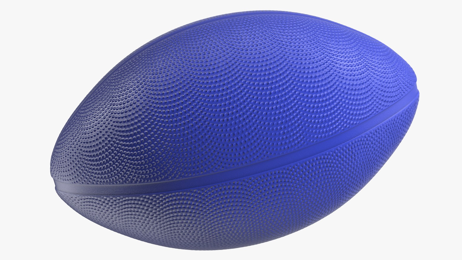 3D Model Small Rugby Foam Ball Blue - TurboSquid 2410544