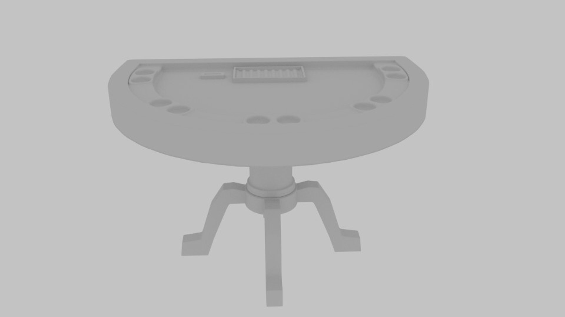 Card Table 3d Model