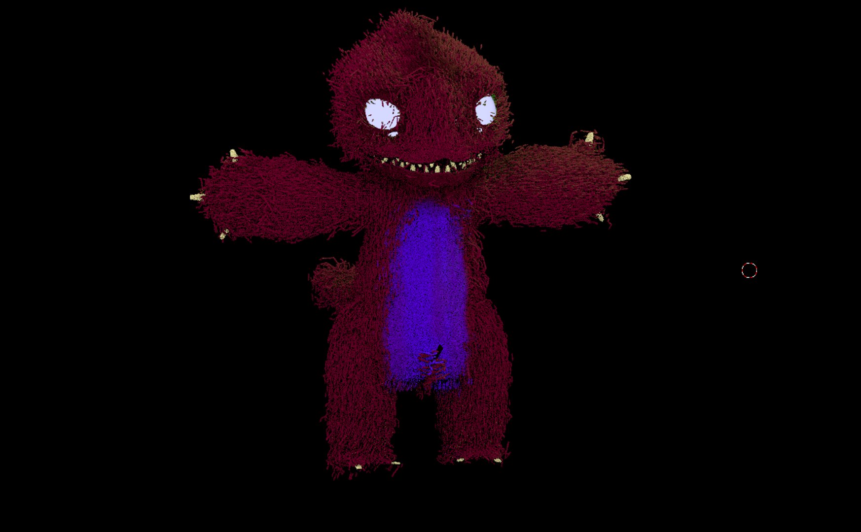 Sweet Monster 3d Obj