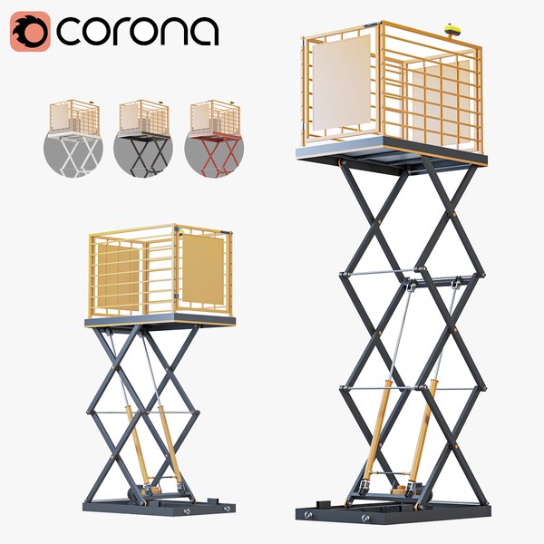 Hydraulic lift Modelo 3D - TurboSquid 2061936
