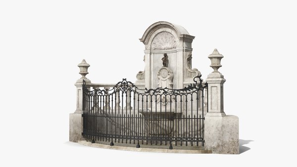 modelo 3d Fuente del Manneken Pis - TurboSquid 1997425