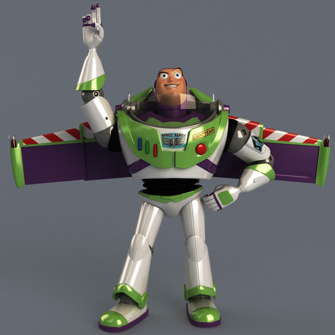 Buzz Lightyear Pose 3 3d Model