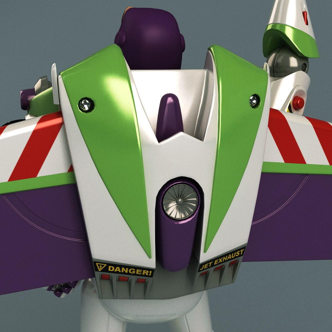 Buzz Lightyear Pose 3 3d Model
