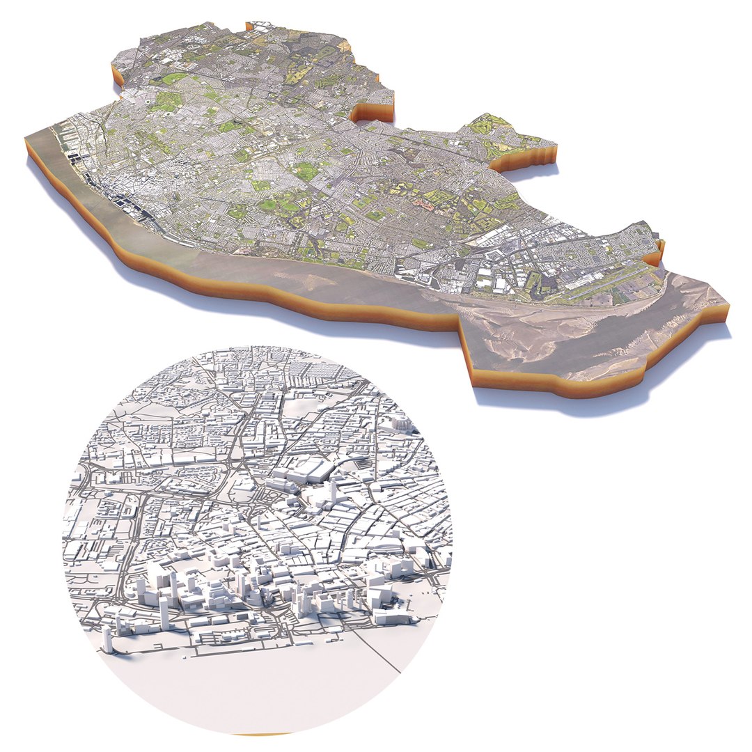 Liverpool Terrain City Model - TurboSquid 2427507