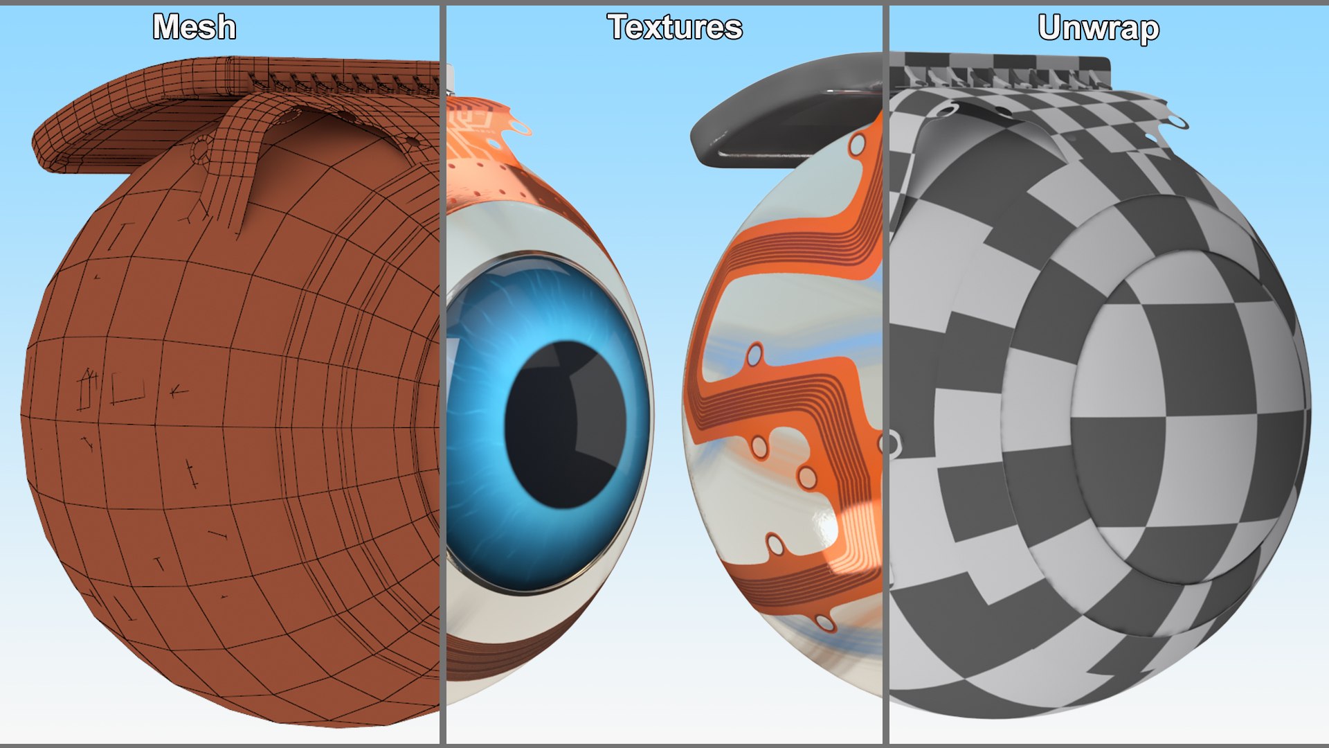 Bionic Eye Implant 3D Model - TurboSquid 2248778