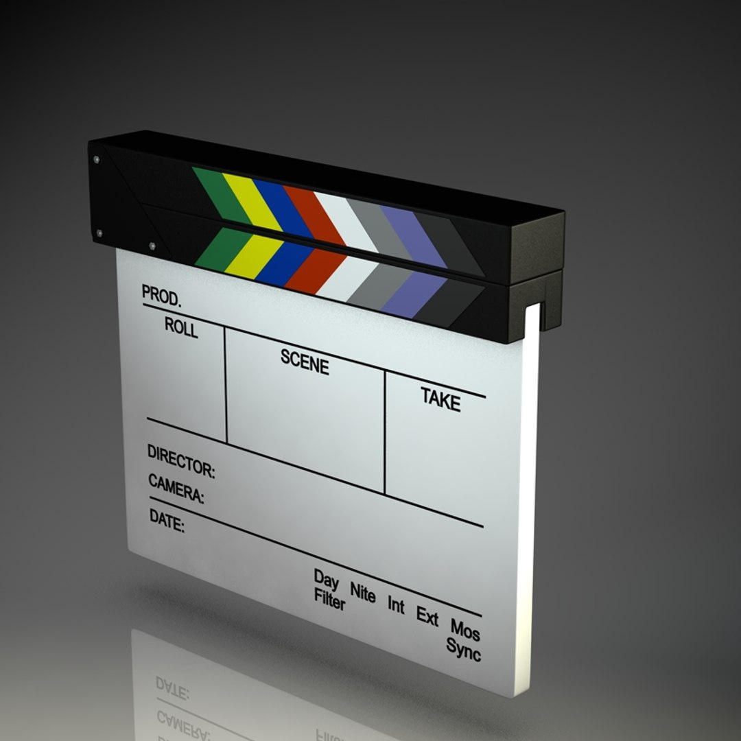 Film Slate - 3d 3ds