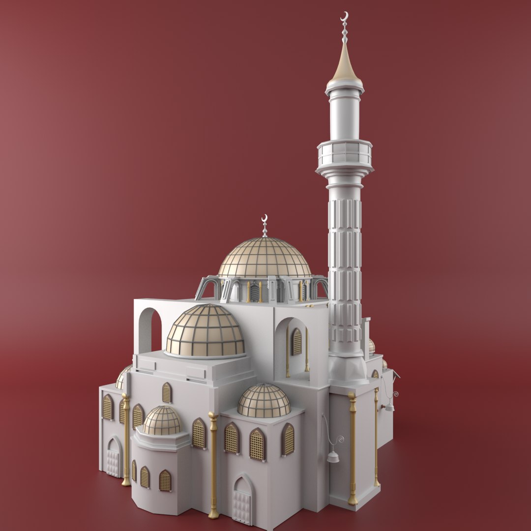 3D Mosque - TurboSquid 1331907