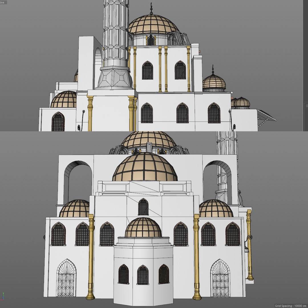 3D Mosque - TurboSquid 1331907