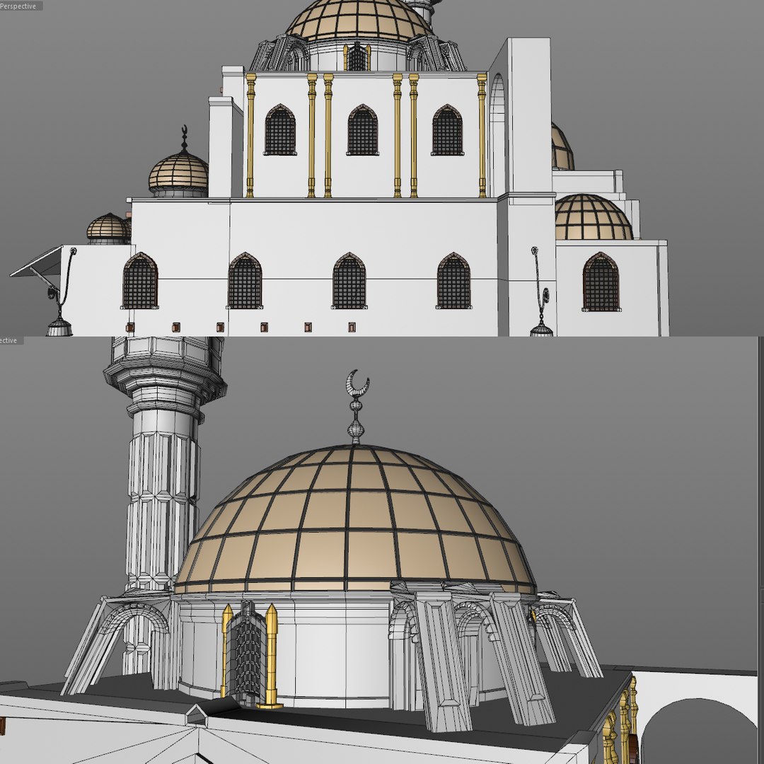 3D Mosque - TurboSquid 1331907