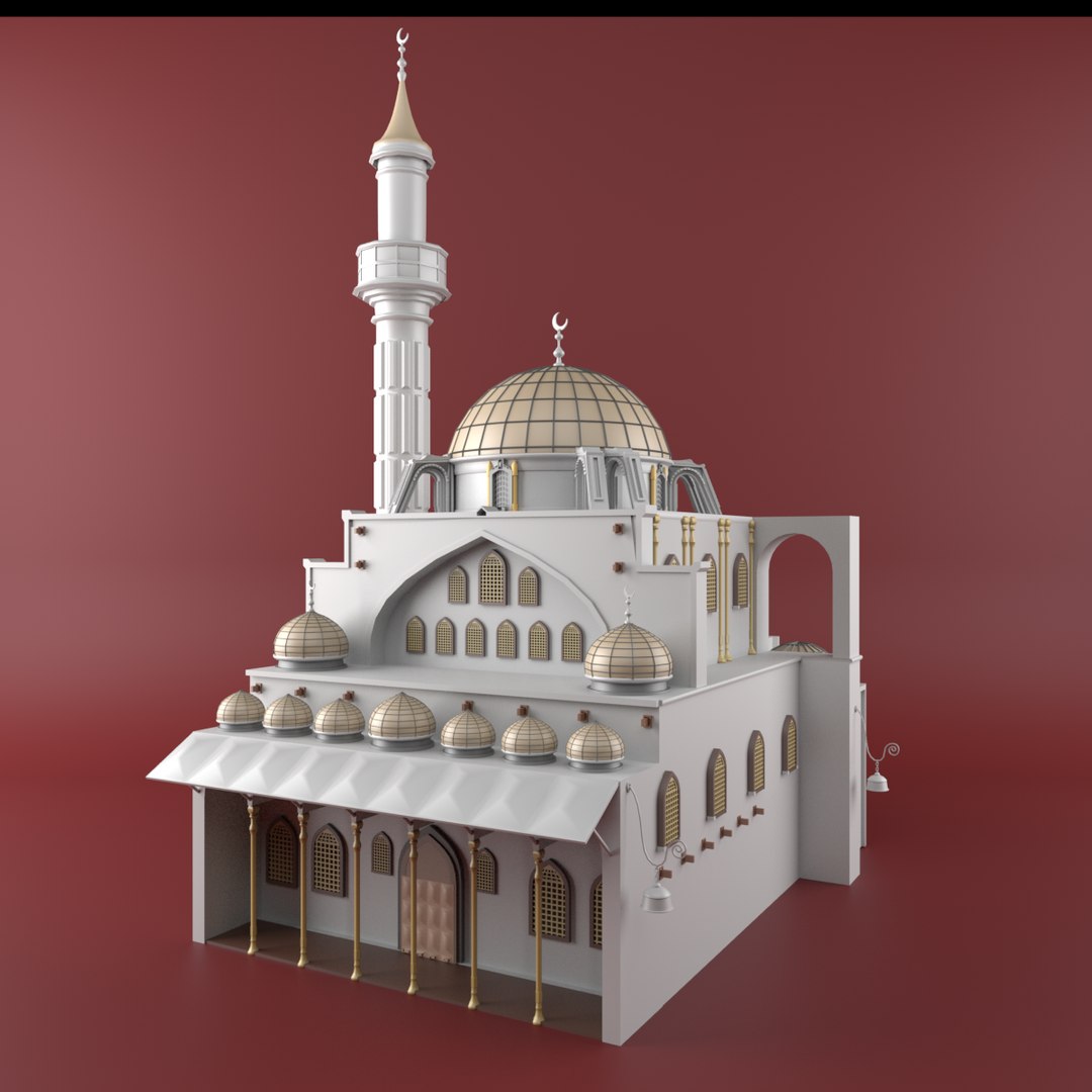 3D Mosque - TurboSquid 1331907