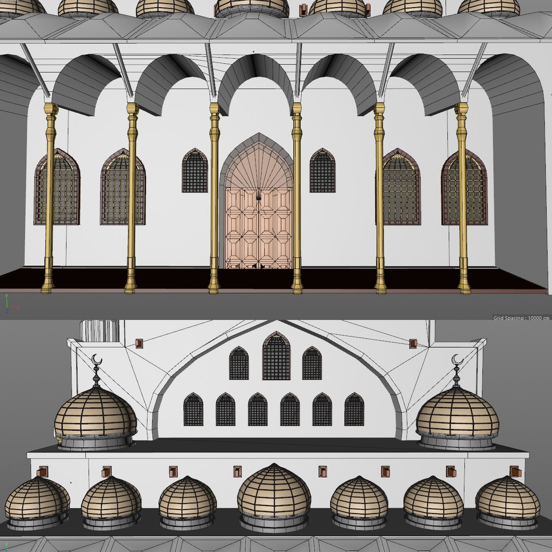 3D Mosque - TurboSquid 1331907