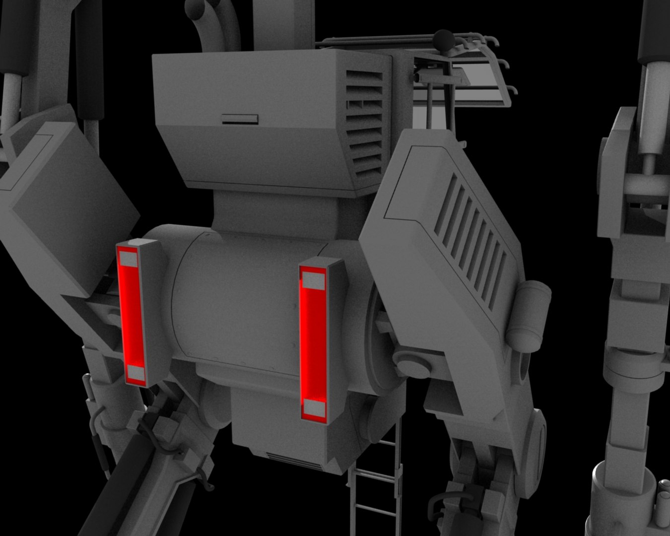 Heavy Utility Mech Obj