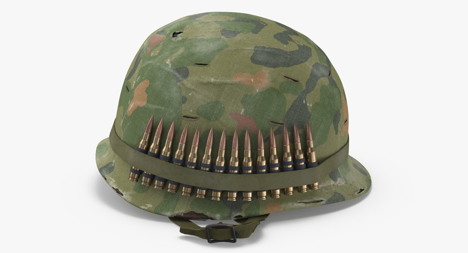 3d M1 Combat Helmet Cover Model