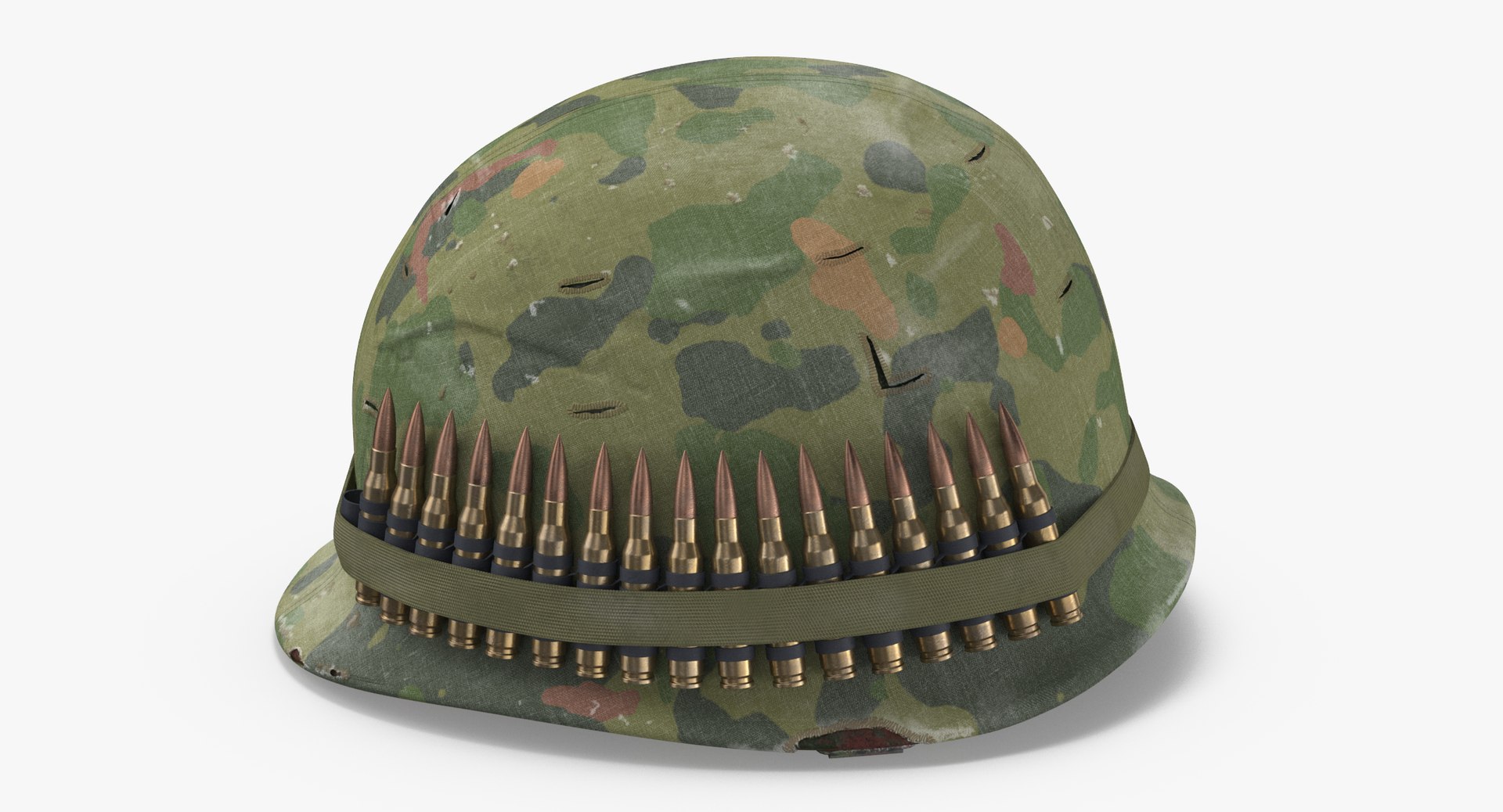 3d M1 Combat Helmet Cover Model