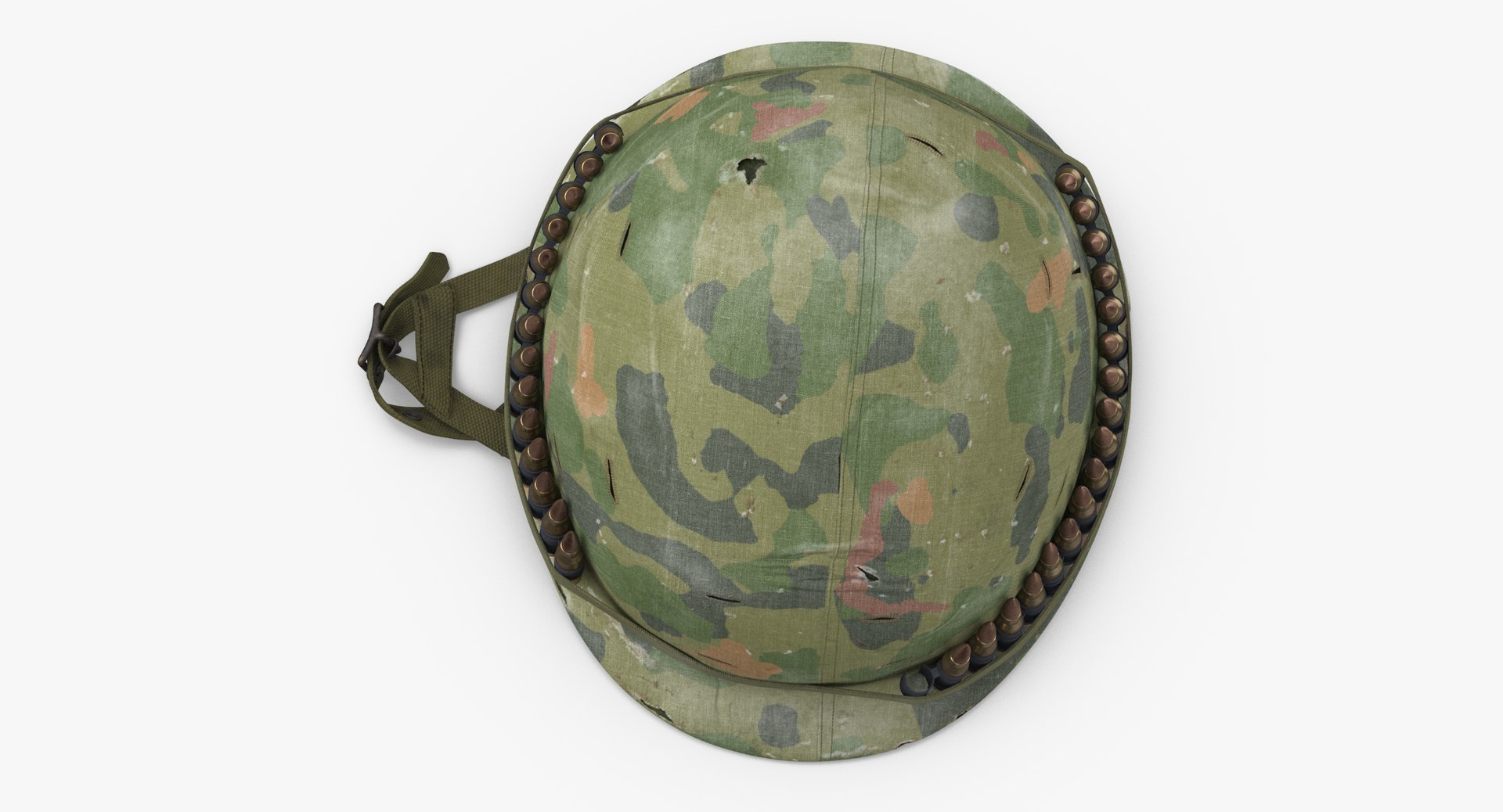 3d M1 Combat Helmet Cover Model