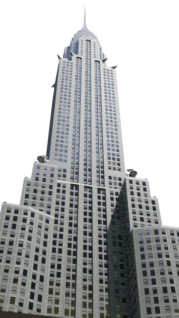 Chrysler Building 3D Model - TurboSquid 2094722