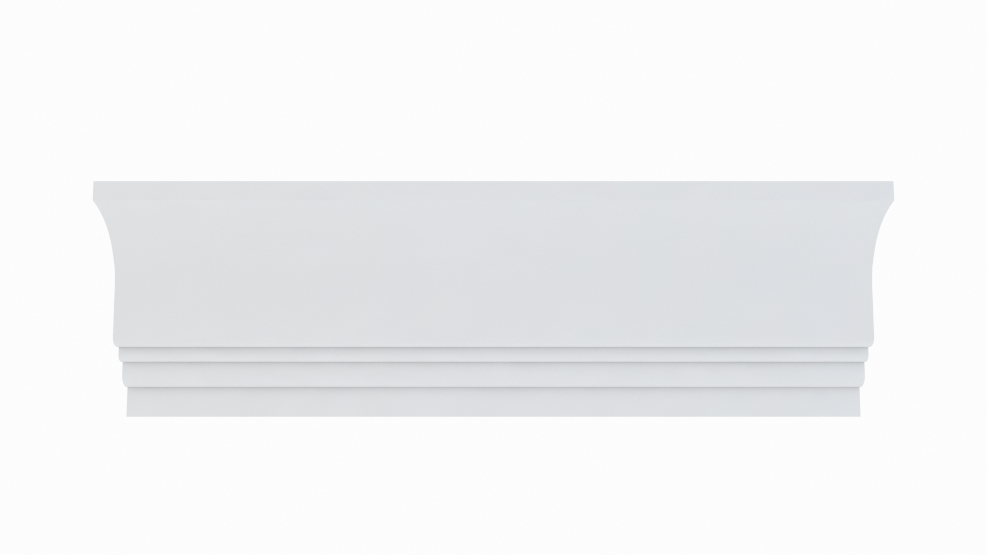 Cornice 44 Straight 3D Model - TurboSquid 1513639