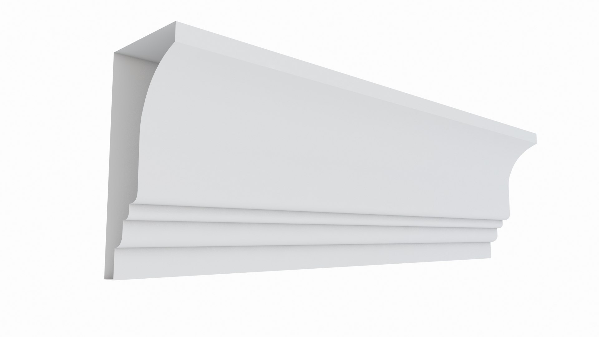 Cornice 44 Straight 3D Model - TurboSquid 1513639