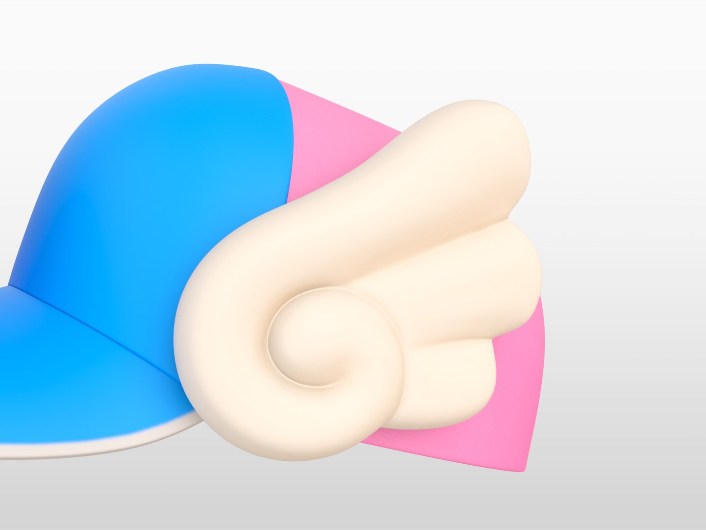 3D Hat026 Wing Cap - TurboSquid 2042989