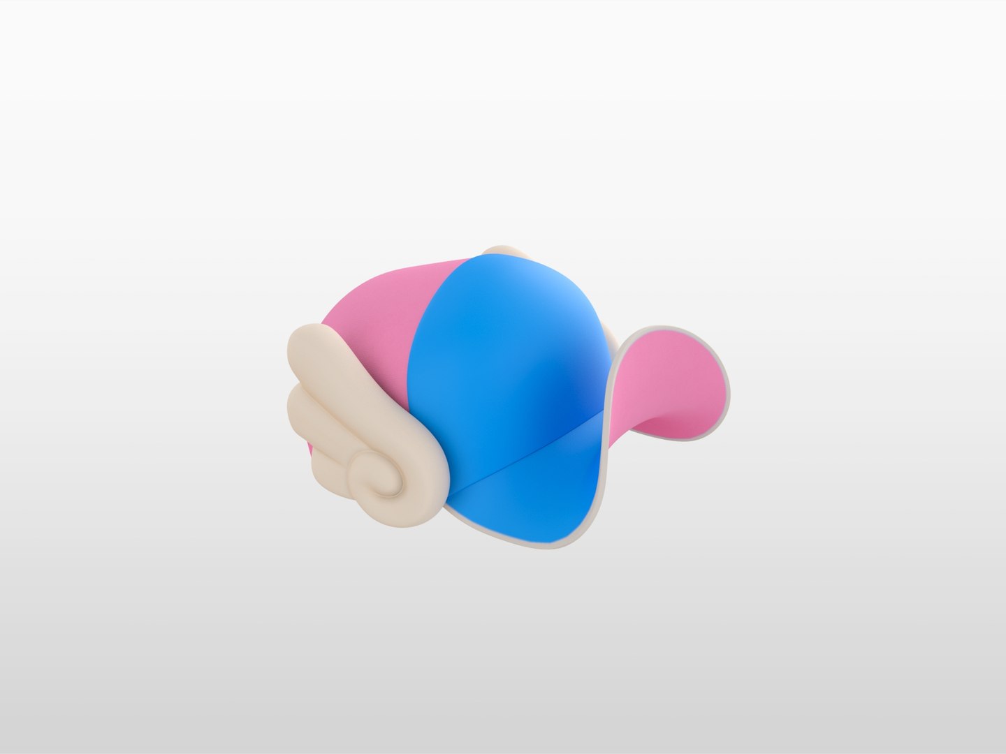 3D Hat026 Wing Cap - TurboSquid 2042989