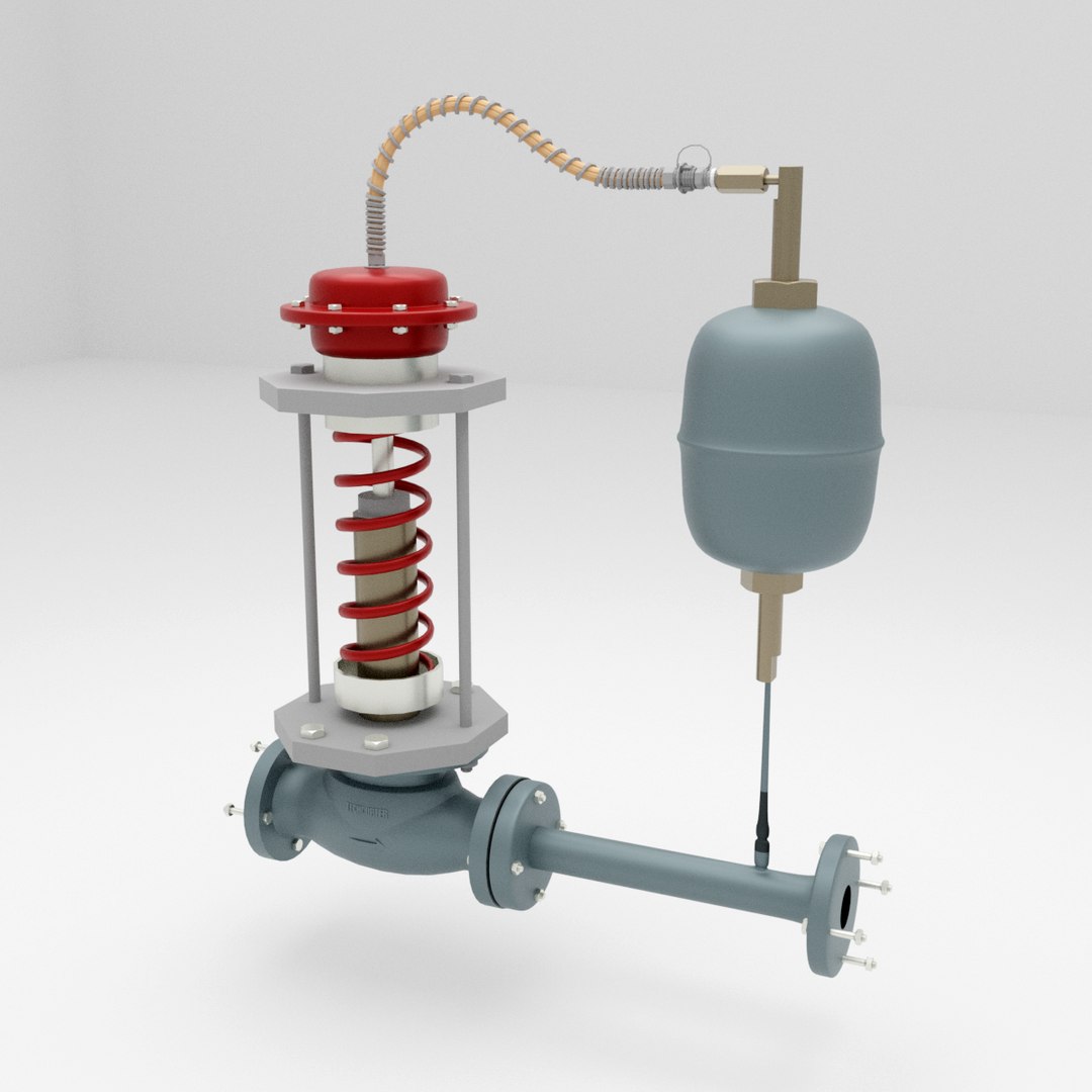 3D Self Acting Pressure Valve Model - TurboSquid 2106857