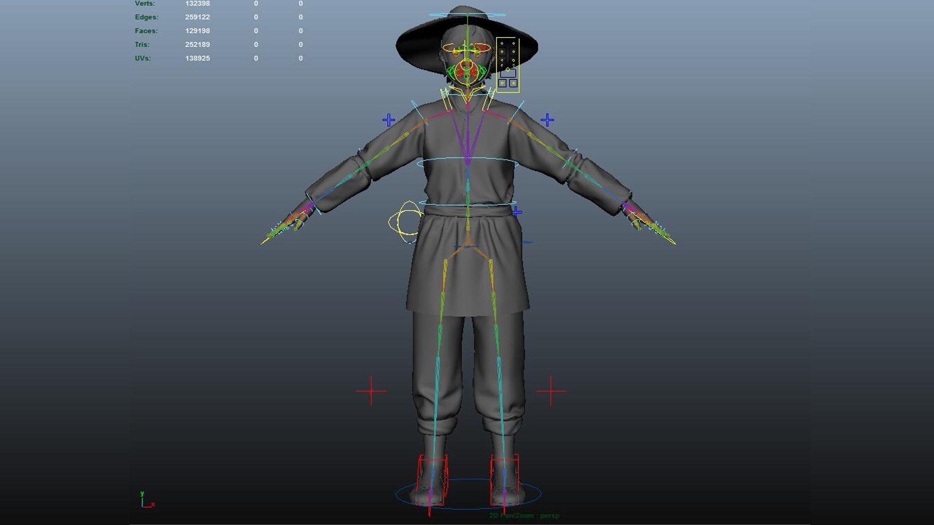 Woman Farmer Nanny Asian Woker Model - TurboSquid 1976513