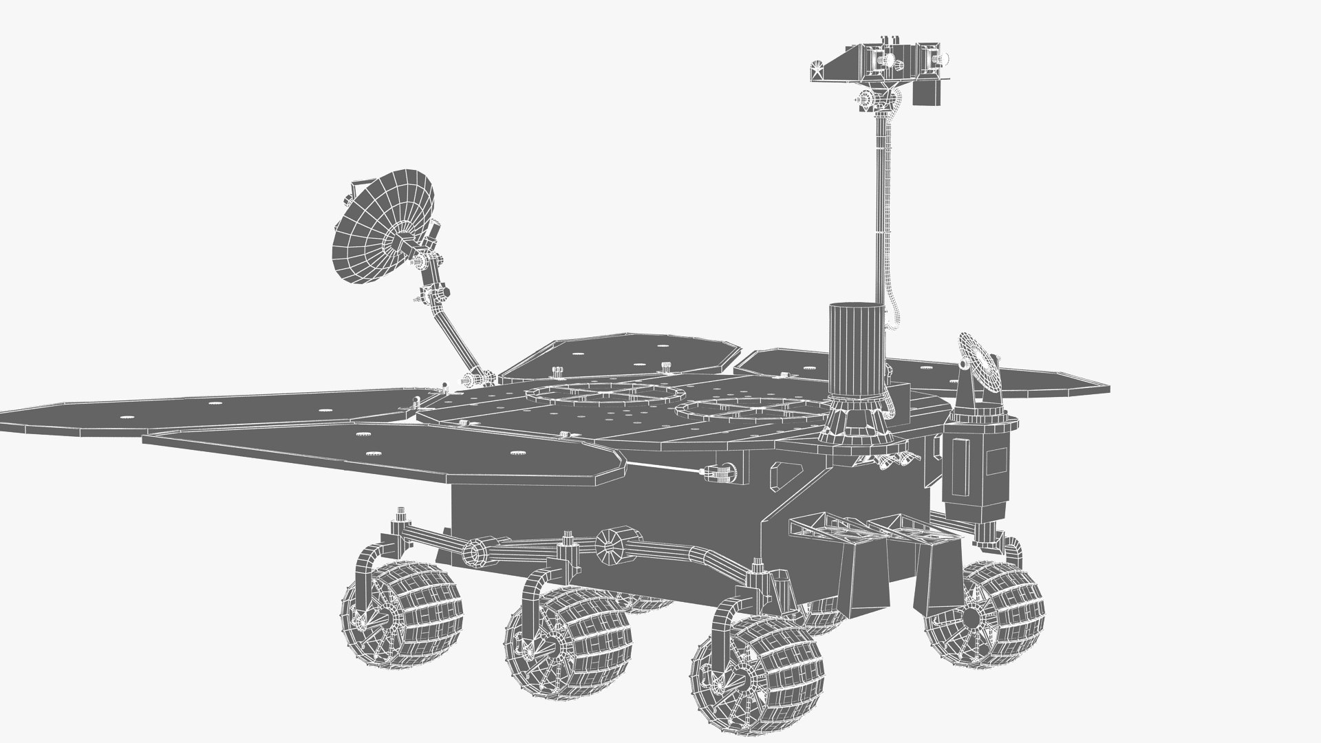 3D Model Tianwen Mars Rover - TurboSquid 1686284