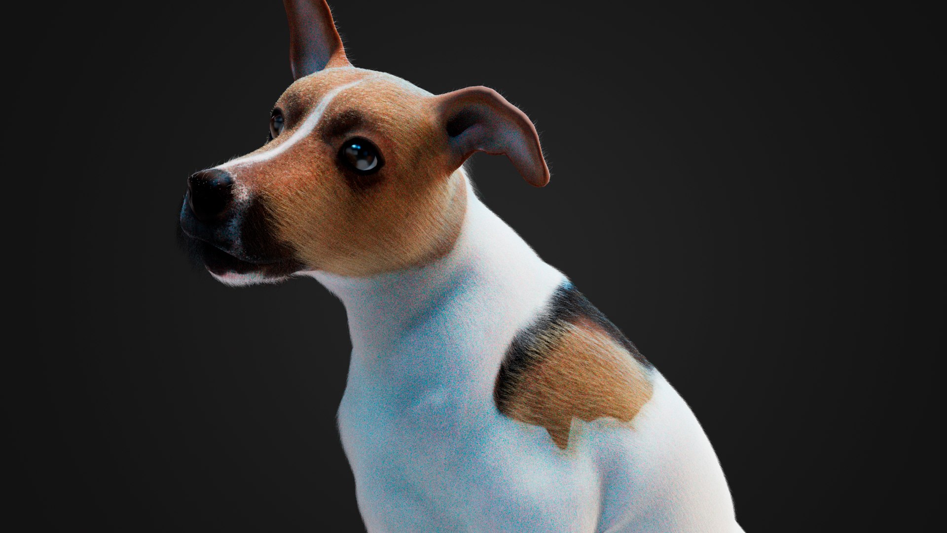 3D Jack Russell Terrier Dog Real Time Model - TurboSquid 2249672