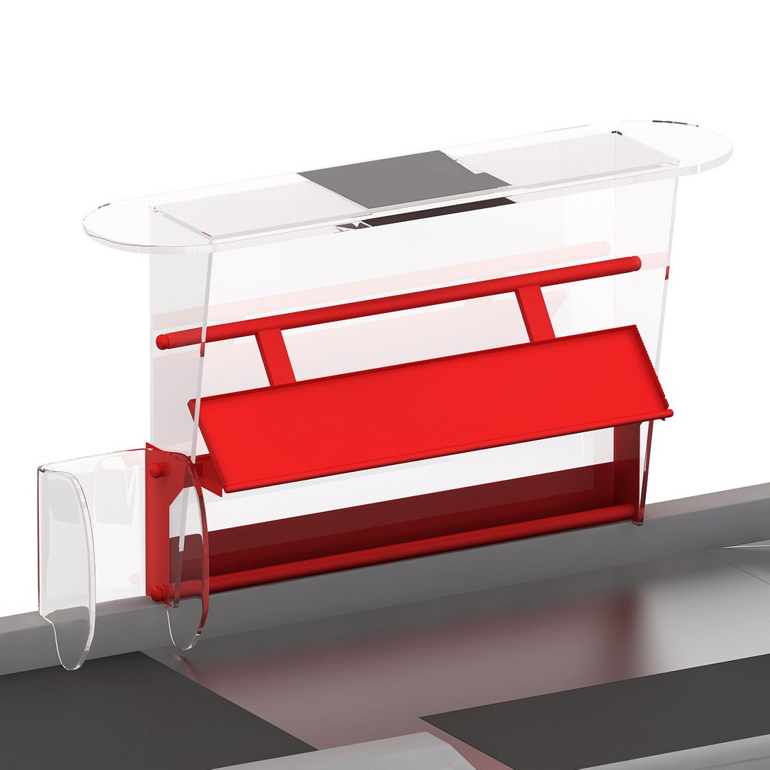 Cash Counter 4 3d Model