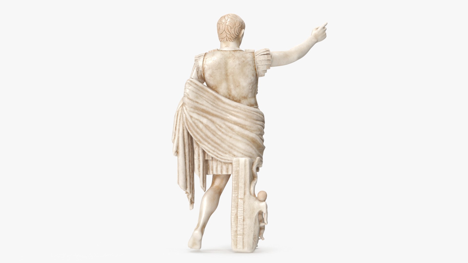 Caesar Augustus of Prima Porta Roman Statue 3D model - TurboSquid 2087413