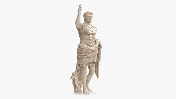 Caesar Augustus of Prima Porta Roman Statue 3D 모델 - TurboSquid 2087413