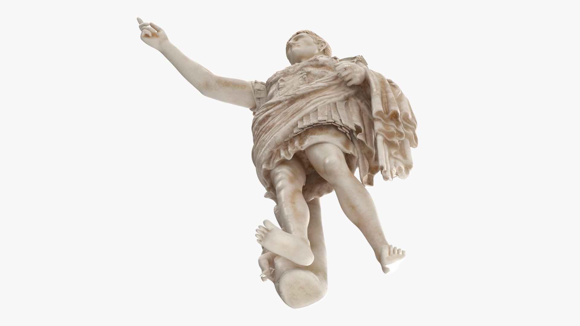 Caesar Augustus of Prima Porta Roman Statue 3D model - TurboSquid 2087413
