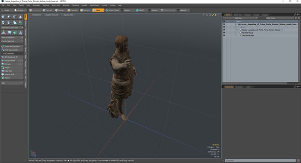 Caesar Augustus of Prima Porta Roman Statue 3D 모델 - TurboSquid 2087413