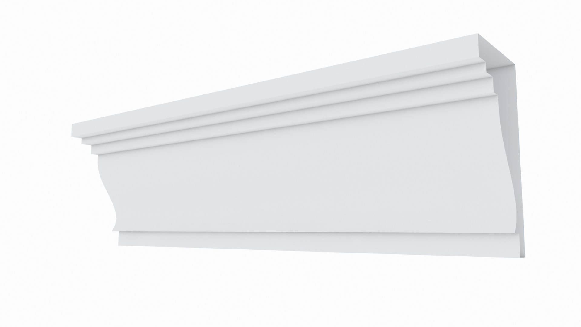 Cornice 191 Straight 3D - TurboSquid 2038454