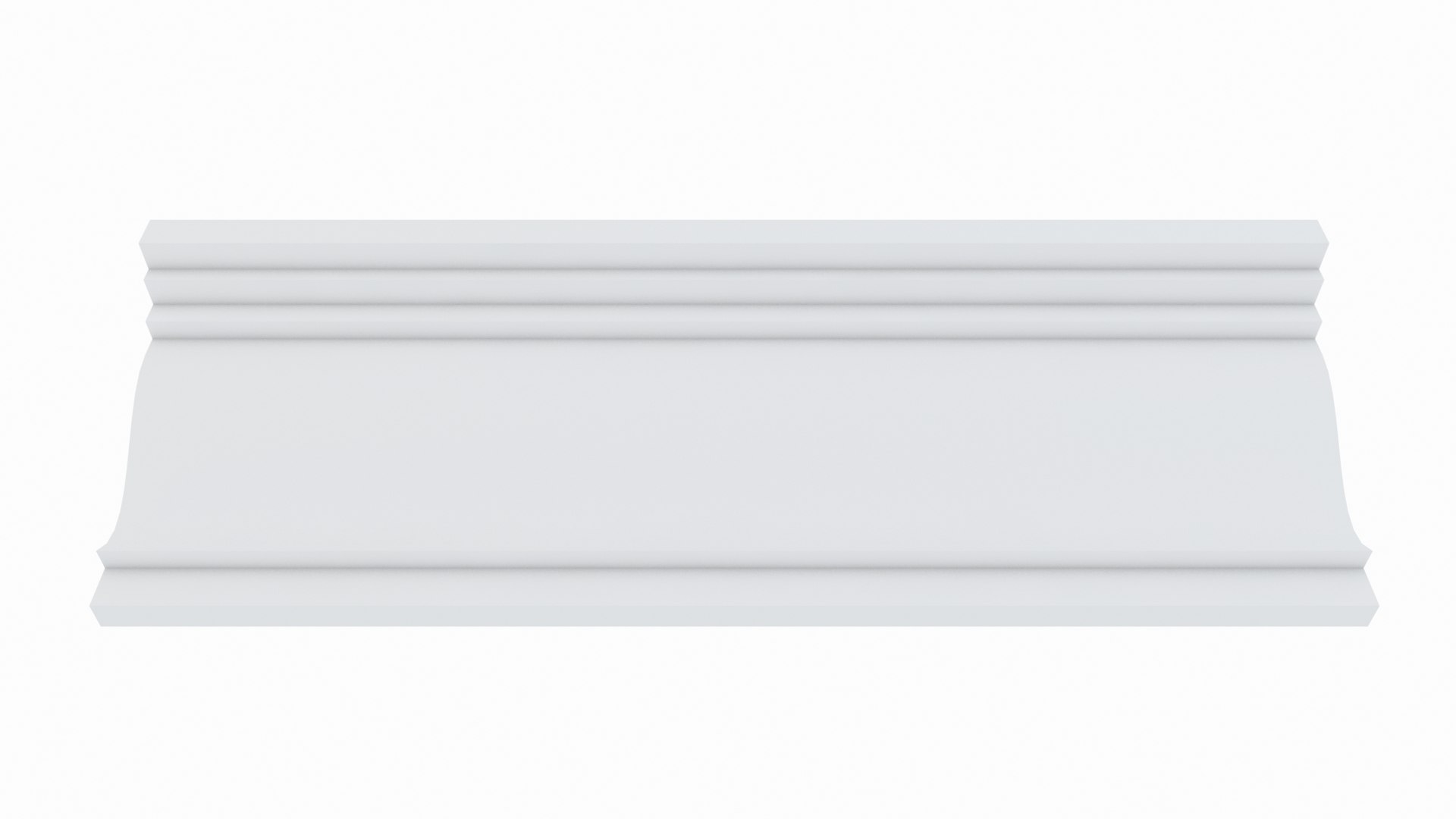 Cornice 191 Straight 3D - TurboSquid 2038454