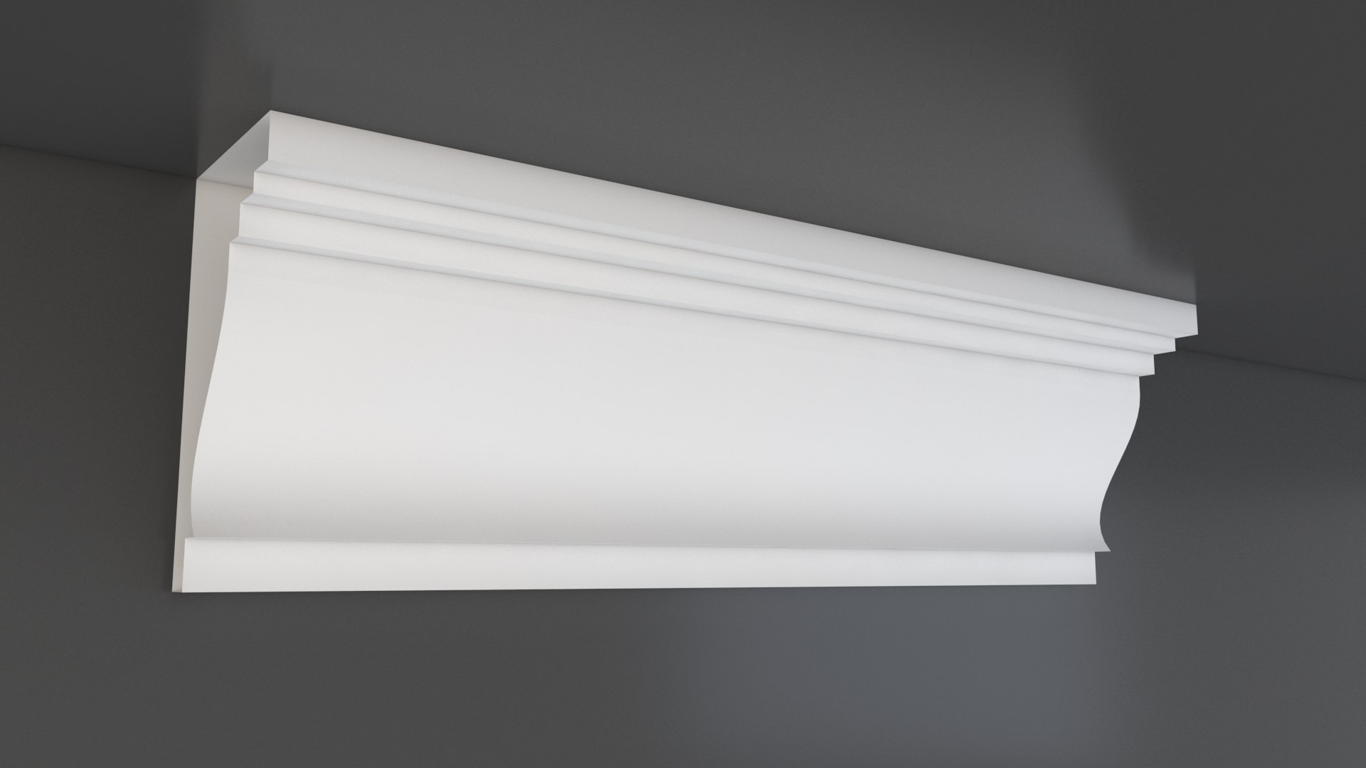 Cornice 191 Straight 3D - TurboSquid 2038454