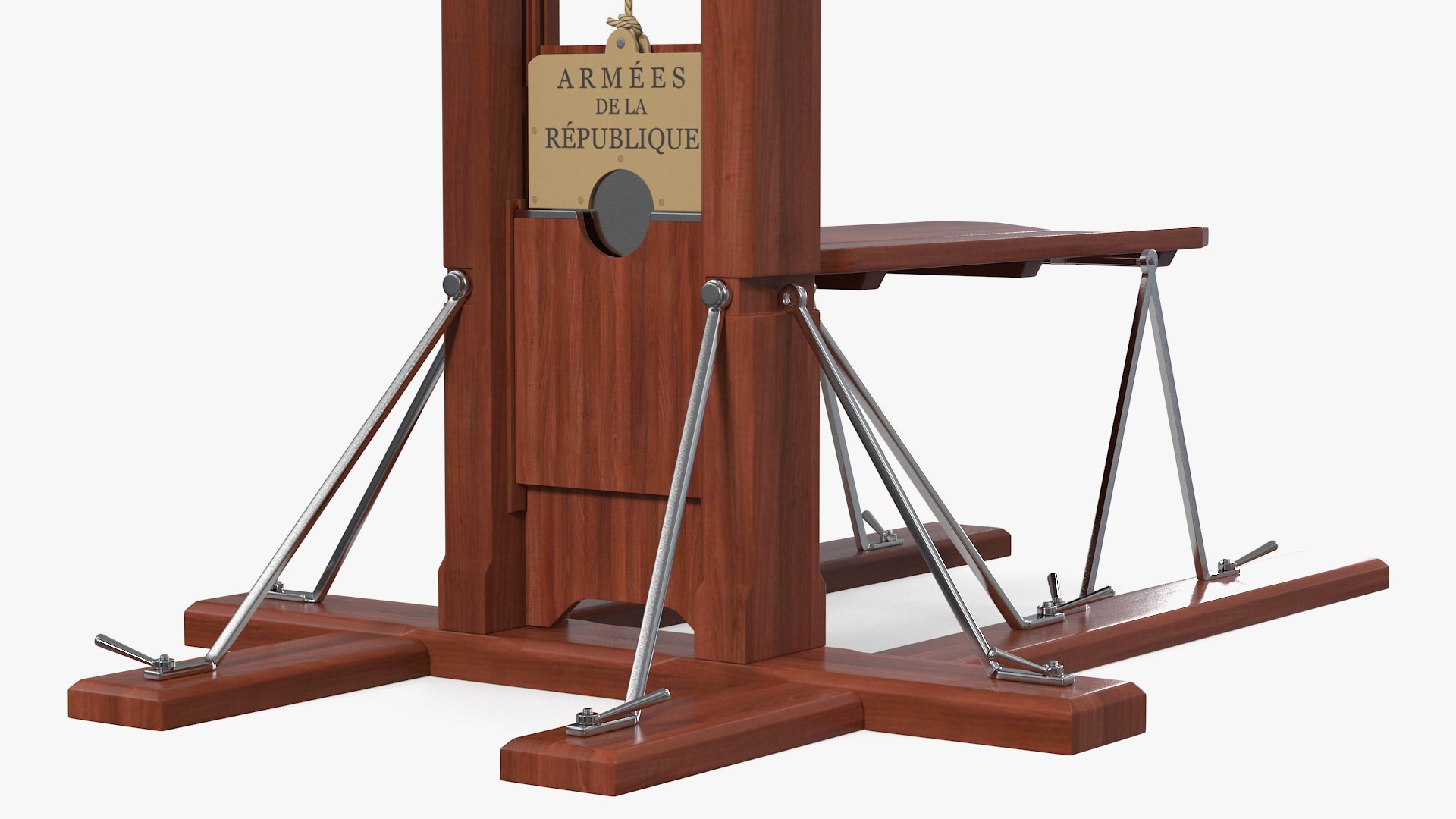Vintage French Revolution Guillotine 3D Model - TurboSquid 1651281