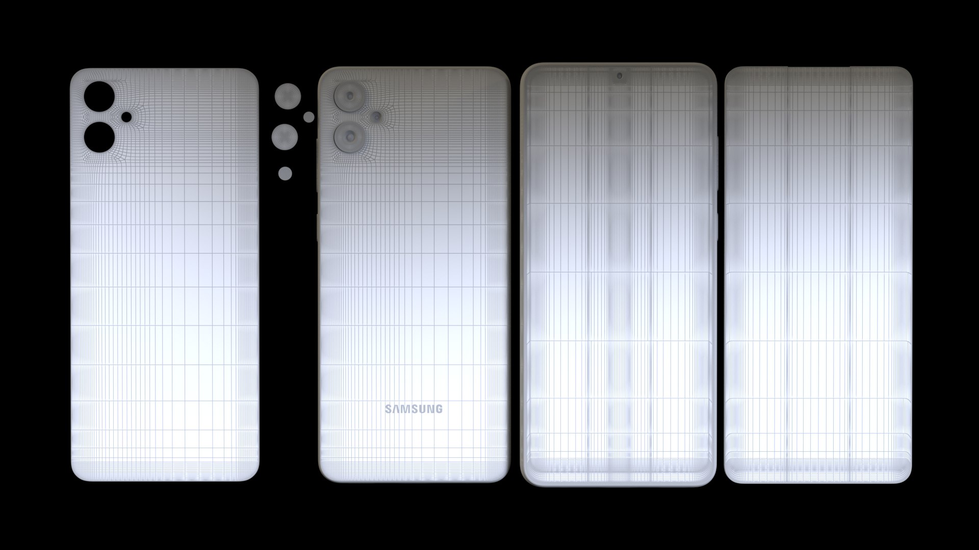 Samsung Galaxy F05 Twilight Blue 3D Model - TurboSquid 2284527