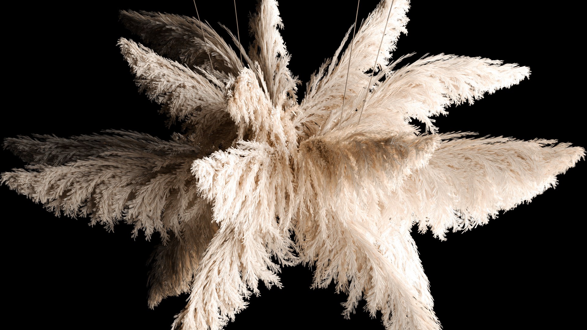 Hanging Bouquet Of Dry Reeds For Decoration 271 3D Model - TurboSquid ...