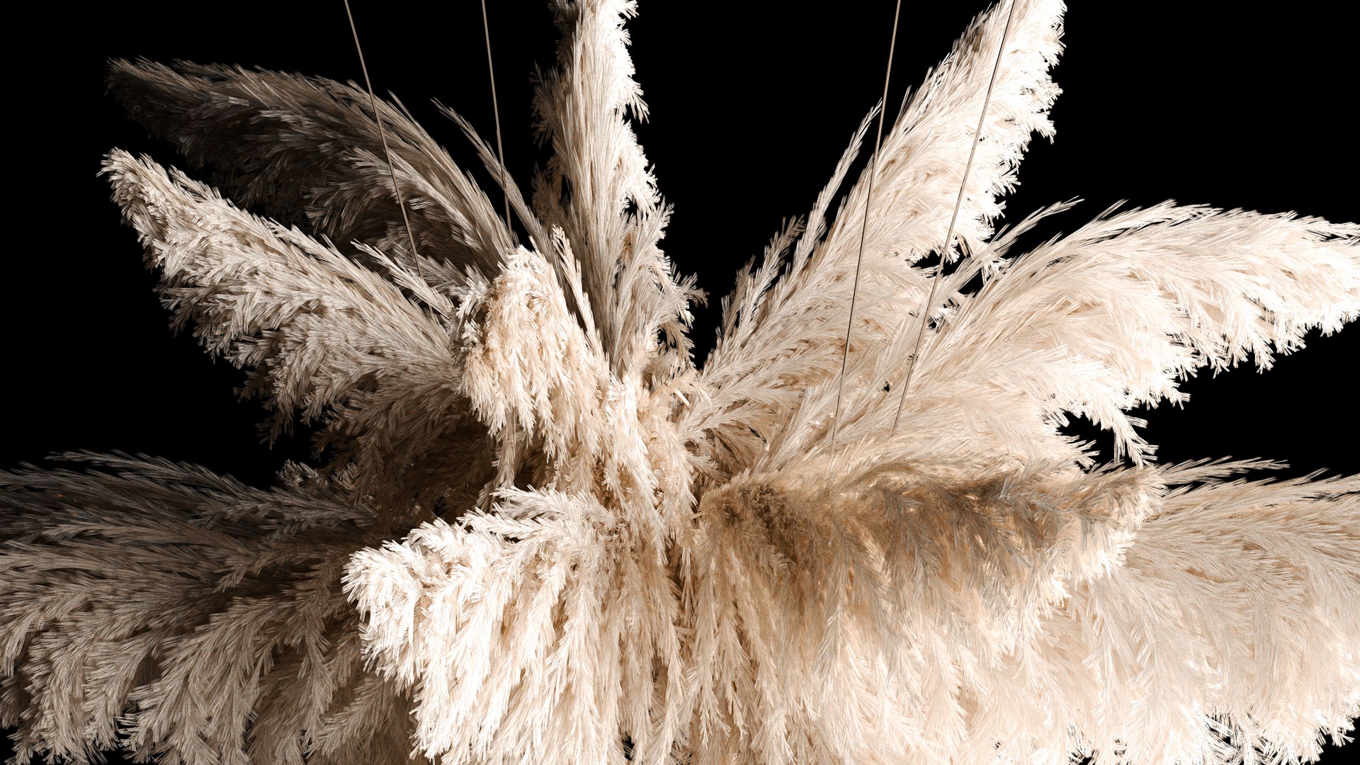 Hanging Bouquet Of Dry Reeds For Decoration 271 3D Model - TurboSquid ...