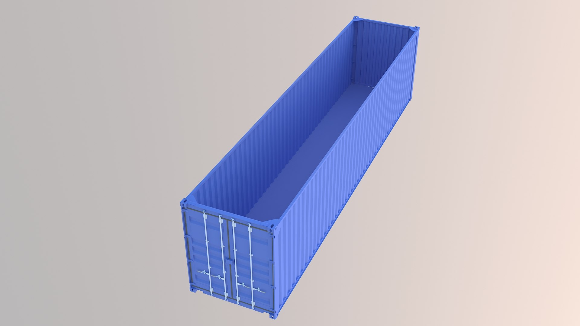 40ft Container 3D Model - TurboSquid 1337013