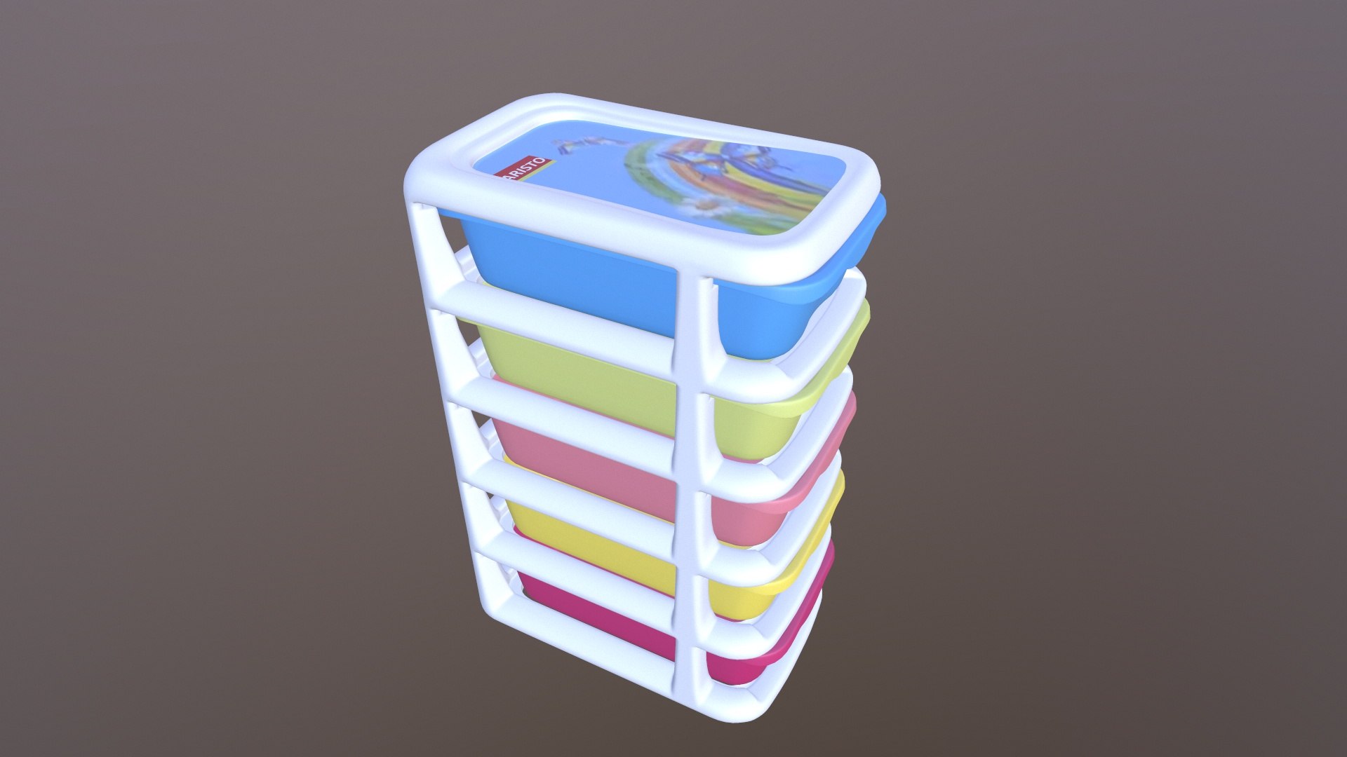 Storage Shelf 3D Model - TurboSquid 2081679