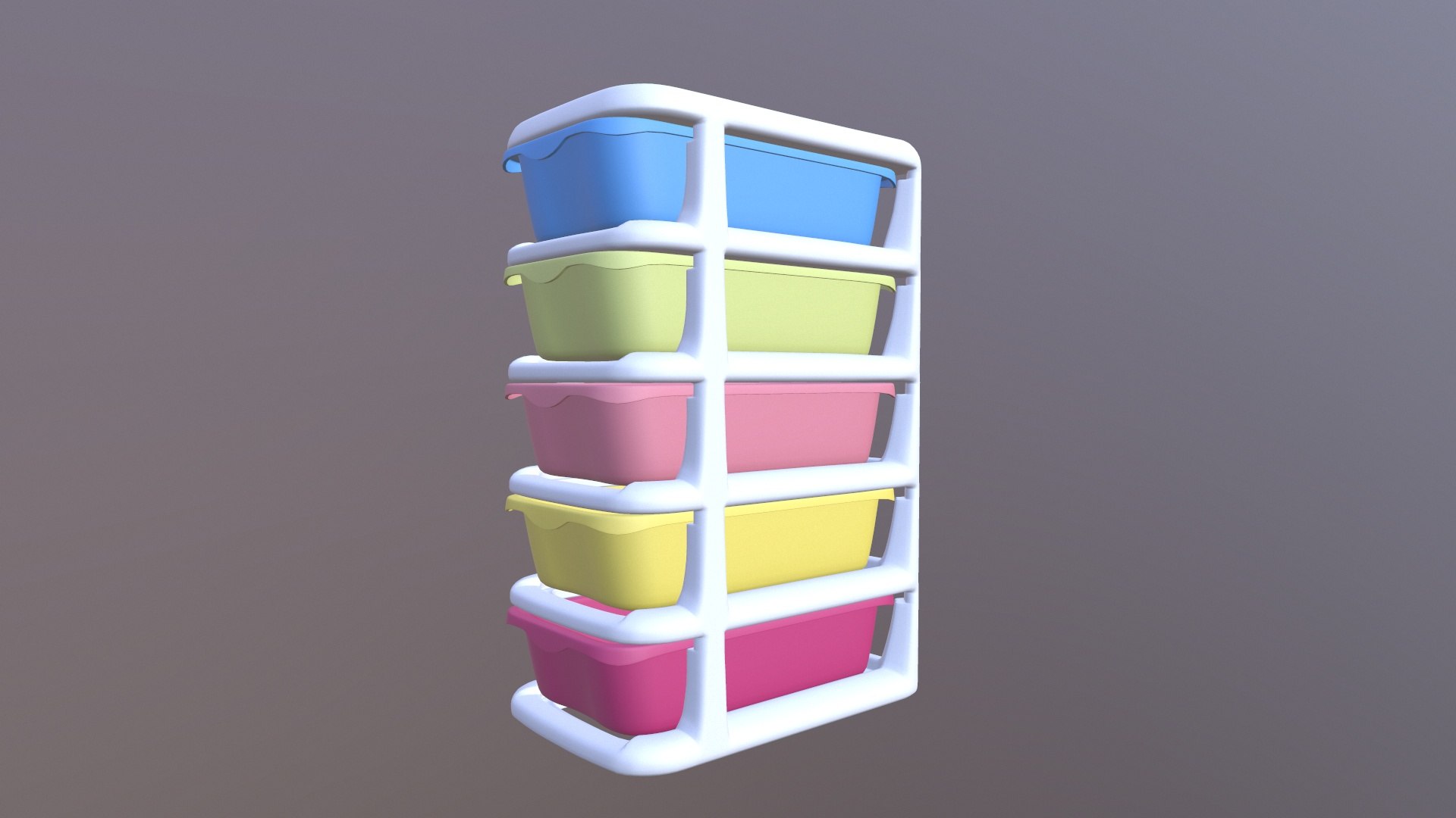 Storage Shelf 3D Model - TurboSquid 2081679