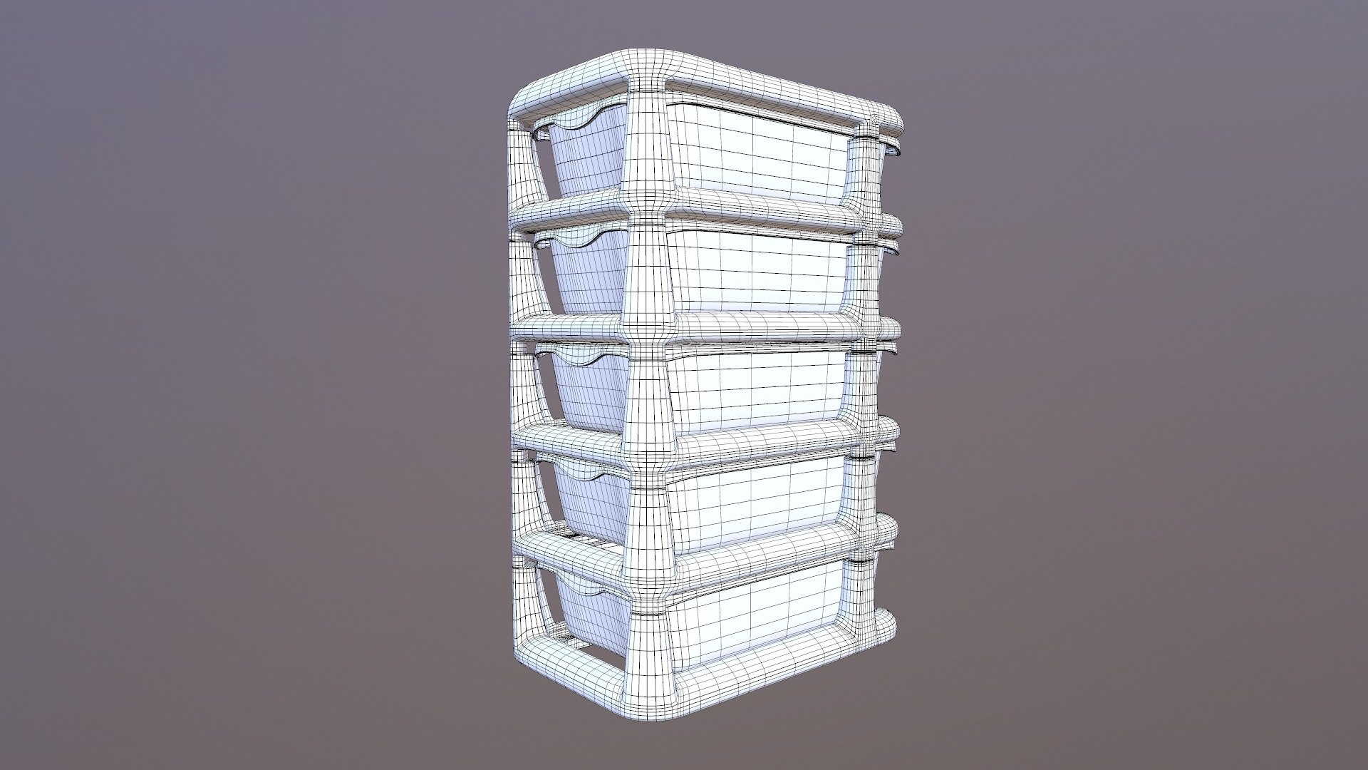 Storage Shelf 3D Model - TurboSquid 2081679