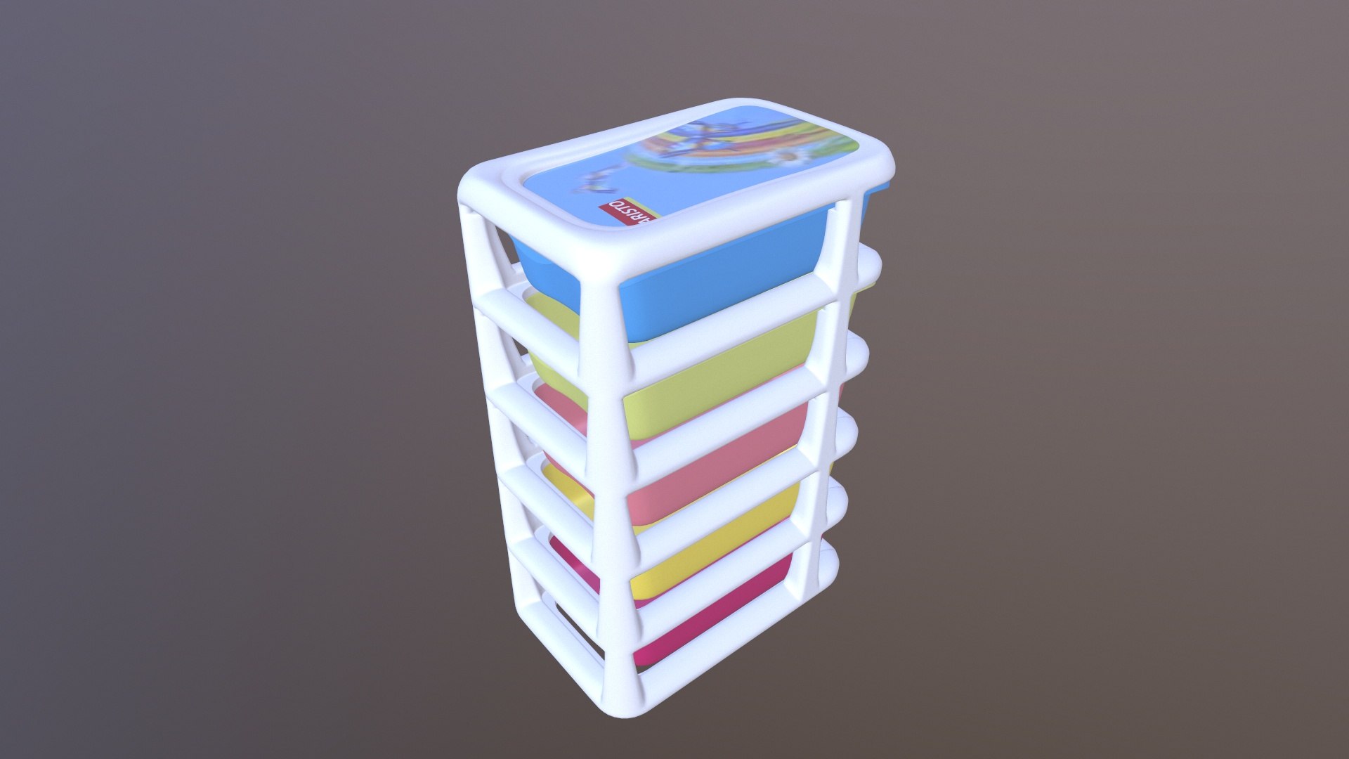 Storage Shelf 3D Model - TurboSquid 2081679