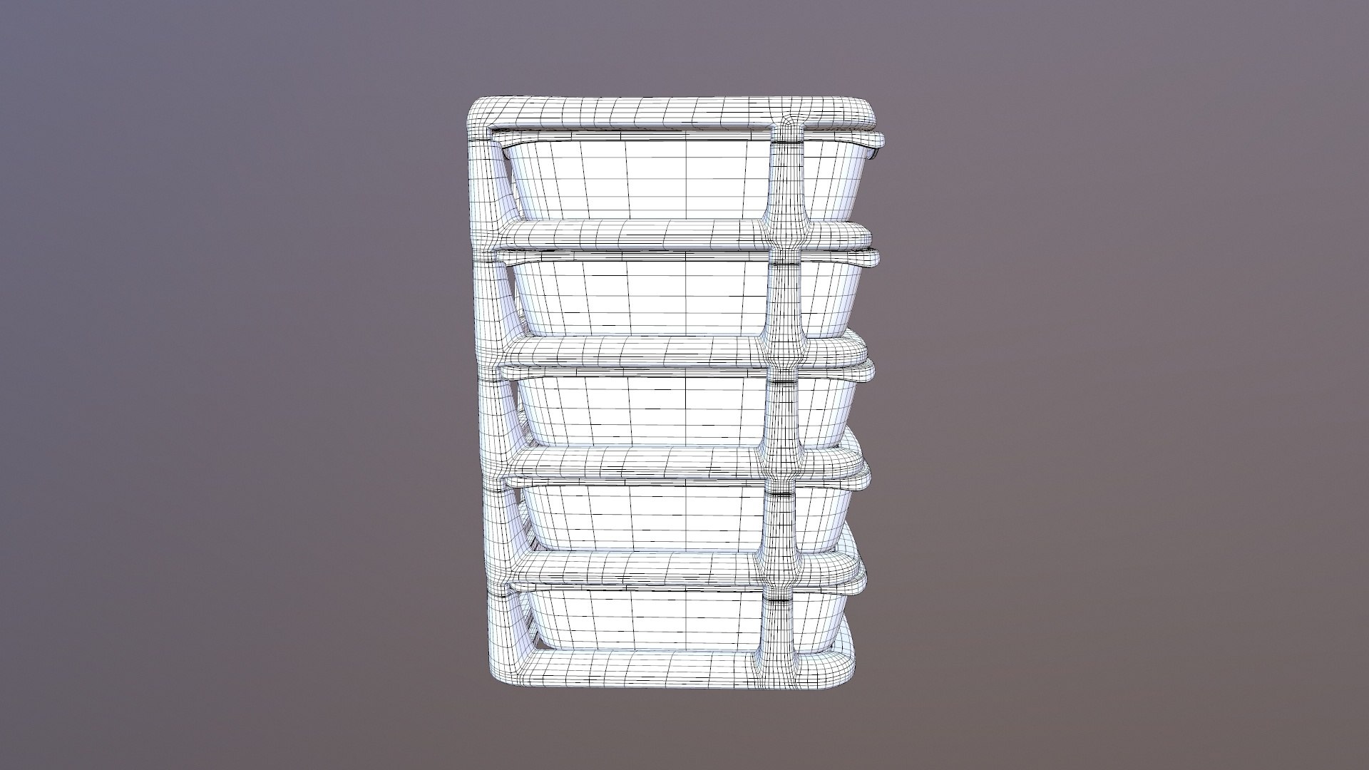 Storage Shelf 3D Model - TurboSquid 2081679